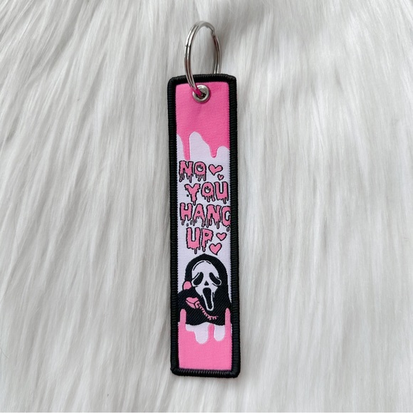 Art | Scream Horror Movie Pink Keychain | Poshmark